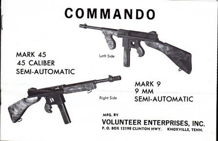 Commando Arms Inc, Vintage Gun Catalogs