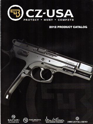 2012 CZ-USA Catalog, Vintage Gun Catalogs