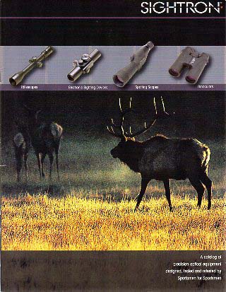 2005 Sightron Scopes Catalog, Vintage Gun Catalogs