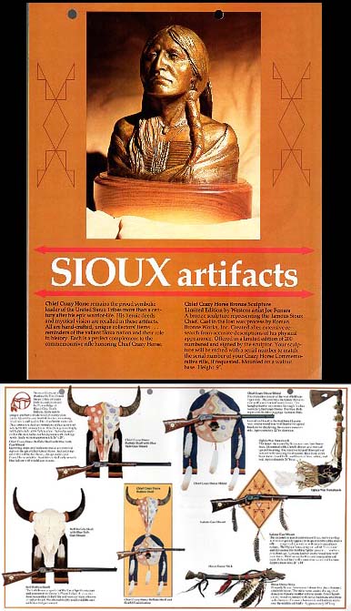 1983 USRA "Sioux Artifacts" Folder, Vintage Gun Catalogs