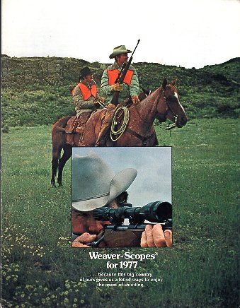 1977 Weaver Catalog, Vintage Gun Catalogs
